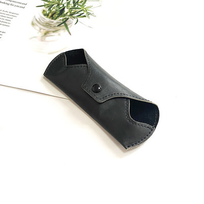 Retro PU optical glassese handmade eyeglasses Optical Case Carrying Eyewear bag Luxury PU Case supplier