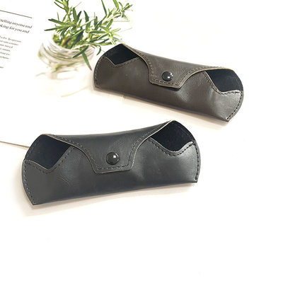 Retro PU optical glassese handmade eyeglasses Optical Case Carrying Eyewear bag Luxury PU Case supplier