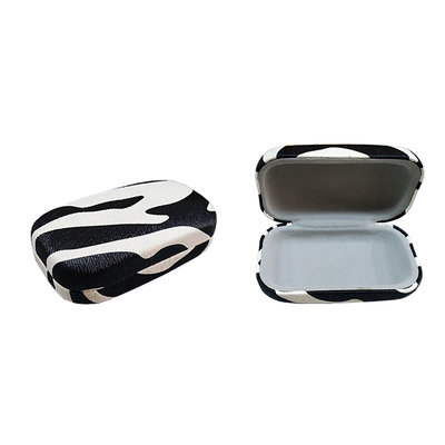 Custom design PU contact lens case portable travel eyeglasses case supplier