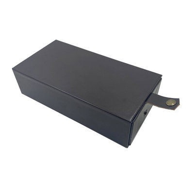 Hard cardboard Custom PU box , PU drawer eyeglasses box supplier