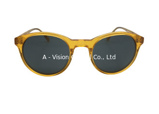China Small round vintage acetate sunglasses for women hot style in 2018 supplier