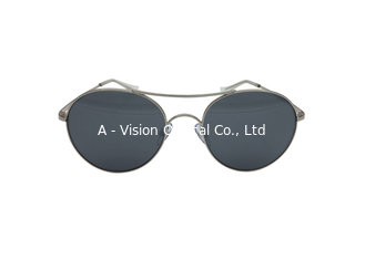 China Round shape vintage metal sunglasses top bridge Men Women top quality supplier