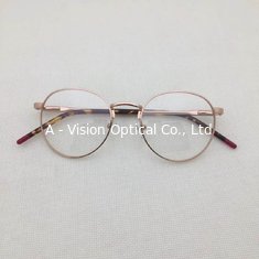China Round ophthalmic eyeglass in titanium for fashion icon accessories supplier