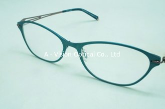 China Patent hinge titanium optical frame with newest color-way sold coating titanium glasses supplier