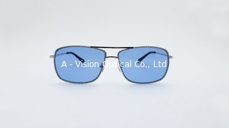 China New Spring Summer Metal Sunglass Double Bridge Hot Sell 100% UV Protection supplier