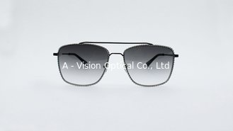 China Double Bridge Sunglasses for men metal accessories 400 UV protection bestselling supplier