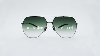 China Double Bridge Metal Sunglasses Collection for Men Fashion Glasses UV 400 supplier