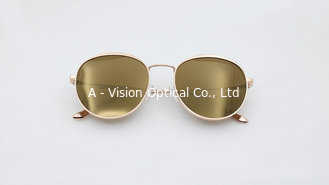 China Inspired Round Metal Circle Sunglasses for Women and Men UV 400 hot Summer supplier