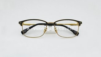 China High-end Pure titanium glasses Square business style for Men new designs supplier