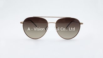 China Round Aviator fashion Sunglasses metal new collection Unisex Men Women Sun protection supplier