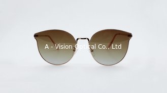 China Creative new designer fashion Sunglasses metal eyewears for Women UV 400 protection supplier