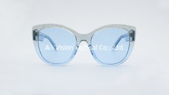 China Womens fashion Sunglasses UV 400 protection Driving Outdoor Glasses Acetate Frame Handmade supplier