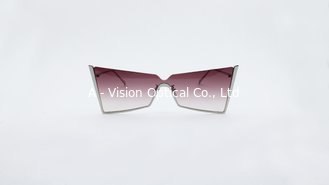 China Half-rim frame One Piece Sunglasses Ladies Women Sunwear UV 400 nobby party style Daily accessories supplier