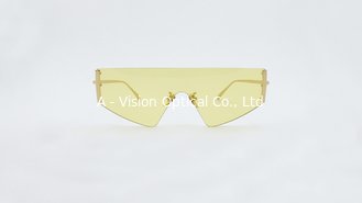 China Creative Fashion Oversized Sunglasses Rimless One Piece Style Shades Women Eyewear new designer 2019 supplier