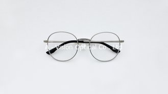 China Oversized round shape Optical frame Unisex glasses fashion business daily metal collection supplier