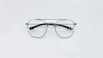 China Clear Glasses Retro Eyeglasses Metal Myopia Eyewear Women Men Spectacle Transparent Lens Eyeglasses supplier