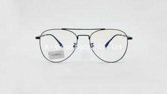China Metal Frame Unisex Vintage Retro Fashion Eyeglasses Clear lens Vintage Fashion Glasses Plain Eyewear for Men and Women supplier