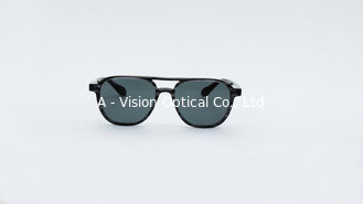China Pilot Double bridge Sunglasses Mens Driving Outdoor Daily Eyeglass Handmade acetate UV 400 Polarized Eye care supplier