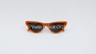 China Cats Eyes Vintage Sunglasses Ladies Party Show Eyeglasses Handmade acetate Polarized Sun lens UV 400 for Women supplier