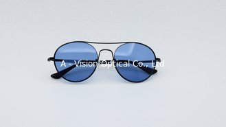 China Retro Vintage Style Lennon Inspired Round Metal Circle Polarized Mirrored Sunglasses for Women and Men New designer 2019 supplier