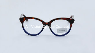 China Anti Blue Light Reading Glasses Acetate Cateye Frame Eyewear for Women and Men Retro style supplier