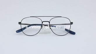 China Fashion Designer Metal Optical Glasses Frame Anti Blue Light Computer Glasses Eye Protection for Men supplier