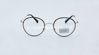 China Metal Frame Round Eyeglasses Retro Metal Clear Lens Glasses Unisex eyewear Black Gold Silver Colors supplier