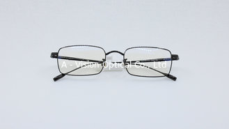 China Mens Ofiice Business Eyeglasses Ultralight titanium Optical Frame Unisex non-prescription clear lens supplier