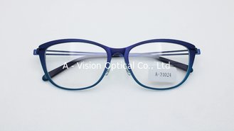 China Matte titanium optical frame durable high quality computer reading daily eye glasses for Women fashion accessories supplier
