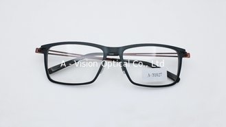 China Vintage titanium eyeglasses for Women Men New Orleans inspired designs untralight anti blue reading frames supplier