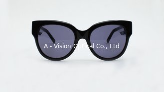 China Black Celeb Cat Eye Women Ladies Sunglasses Oversized Retro Vintage Sunglasses Reflective lens UV 100% protection supplier