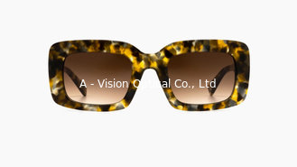 China Retro Polarised Womens Mens Sunglasses UV400 Protection Driving Outdoor Glasses Handmade Acetate Frame supplier