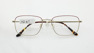 China Womens/ Mens Designer Full-rim Titanium Frame with beta-Titanium Temples Allergy Free Genuine Eyeglasses/Eye Glasses supplier