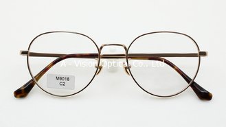 China Retro Titanium Round Computer Reading Glasses Metal Circle Frame Eyeglasses Anti Blue Light Lens for Digital Screens supplier