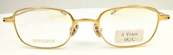 pure titanium spectacle frames,vintage style,IP plating nickle free supplier
