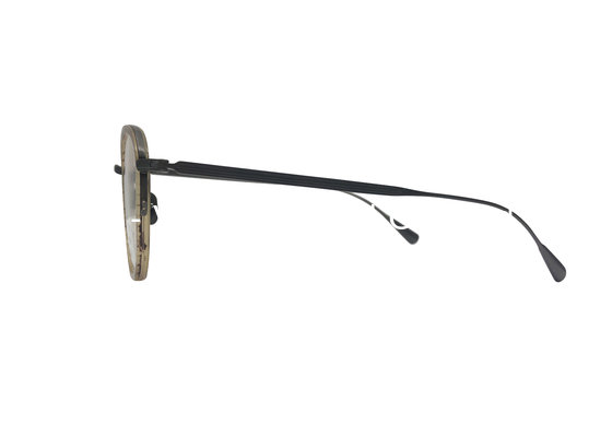 Round acetate optical frame special pattern men women different color available supplier
