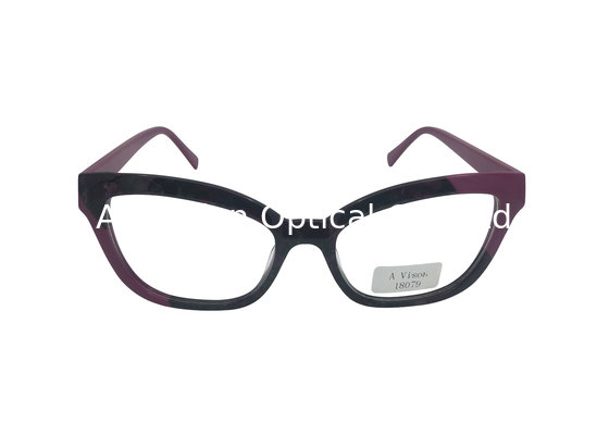 Lamination ecateye acetate optical frame special colors for women supplier