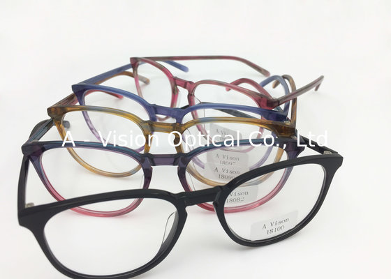 Lightweight round acetate optical frame eyewear for Men& Women supplier