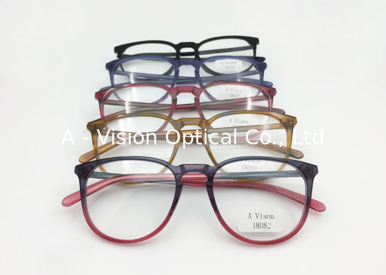 Lightweight round acetate optical frame eyewear for Men& Women supplier