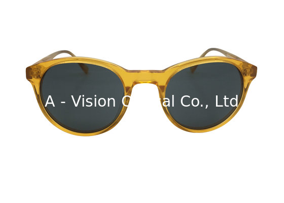 Small round vintage acetate sunglasses for women hot style in 2018 supplier