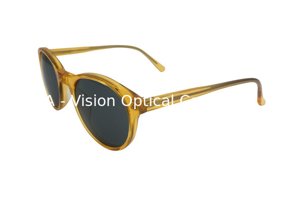 Small round vintage acetate sunglasses for women hot style in 2018 supplier