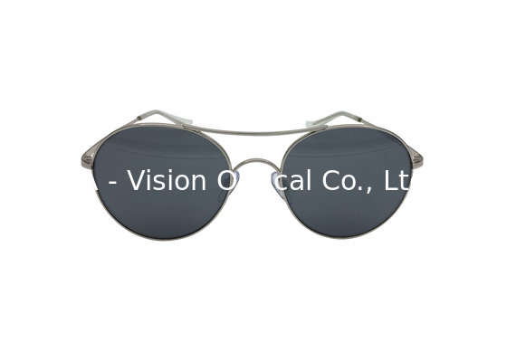 Round shape vintage metal sunglasses top bridge Men Women top quality supplier