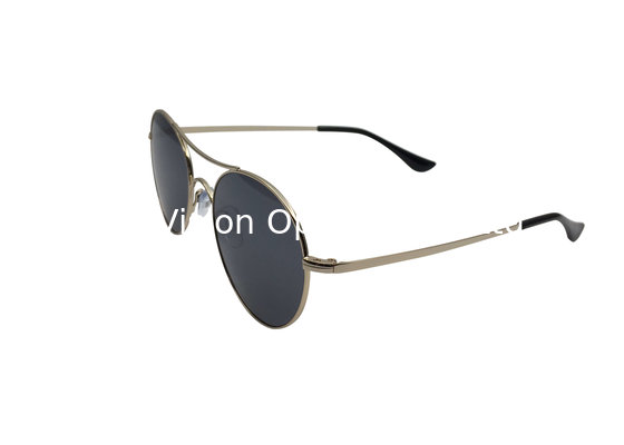 Round shape vintage metal sunglasses top bridge Men Women top quality supplier