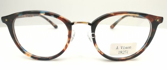 Light-weight combined frame with acetate & titanium eyewear spectale frames supplier