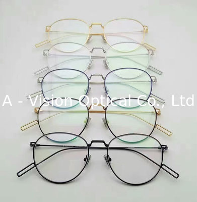 Ophthalmic frame trendy round big size optical frames newes colors supplier