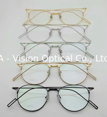 Ophthalmic frame trendy round big size optical frames newes colors supplier