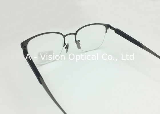 Semi-rim titanium optical eyeglasses for Men top quality New design 2018 supplier