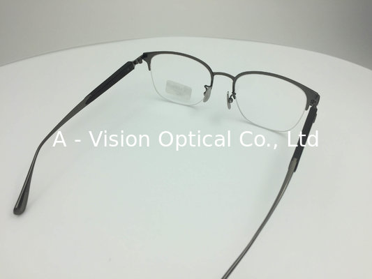 Semi-rim titanium optical eyeglasses for Men top quality New design 2018 supplier