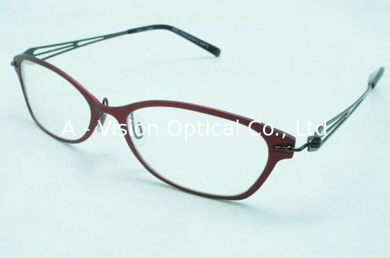 Patent hinge titanium optical frame with newest color-way sold coating titanium glasses supplier