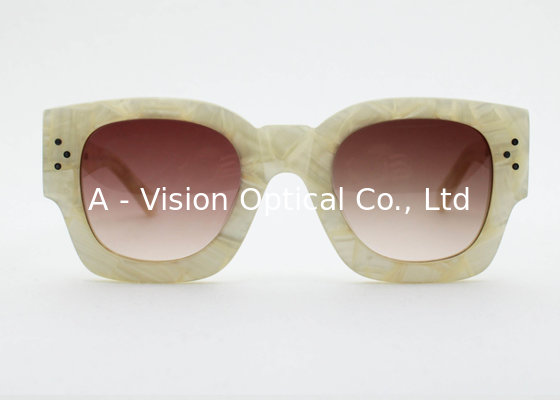 Square Classic Vitage Sunglass for Lady UV400 2019 Trendy Acetate Women Eyewear supplier
